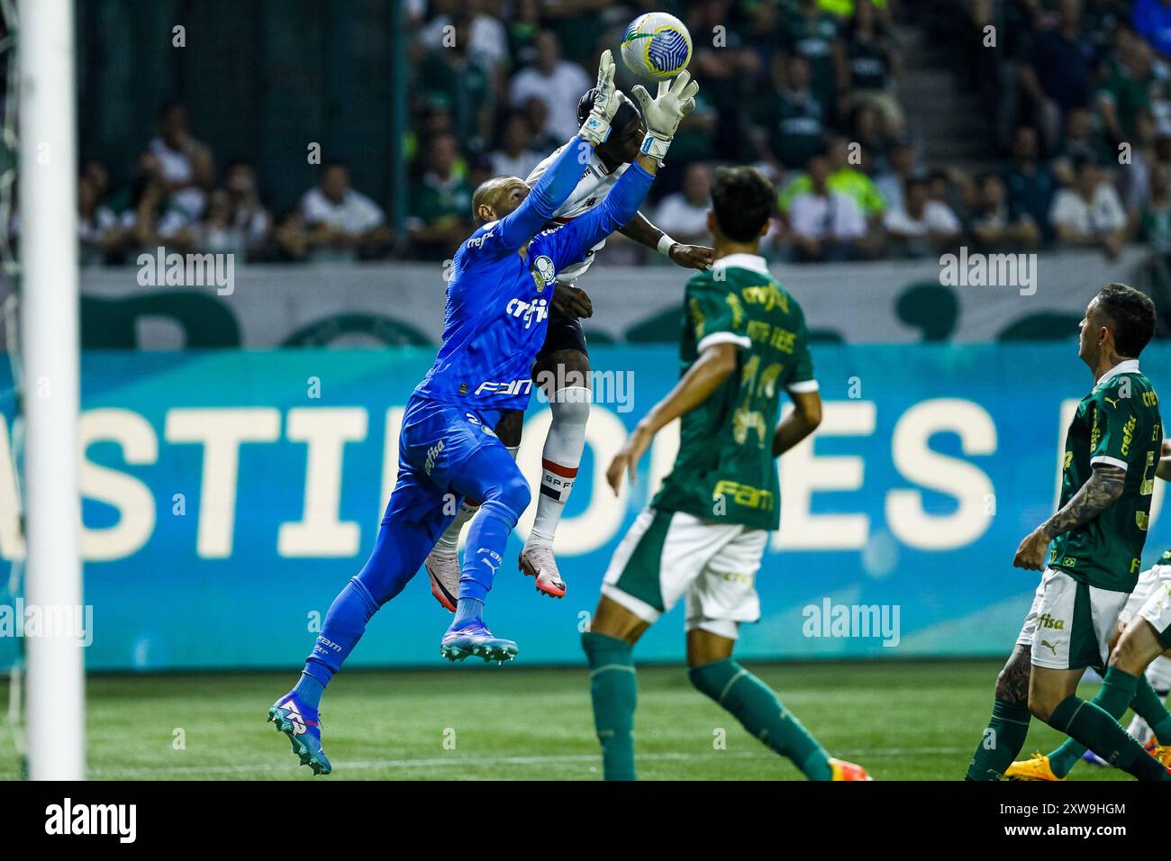Sao Paulo, Brazil. 18th Aug, 2024. SP - SAO PAULO - 08/18/2024 - BRAZILIAN A 2024, PALMEIRAS x ...