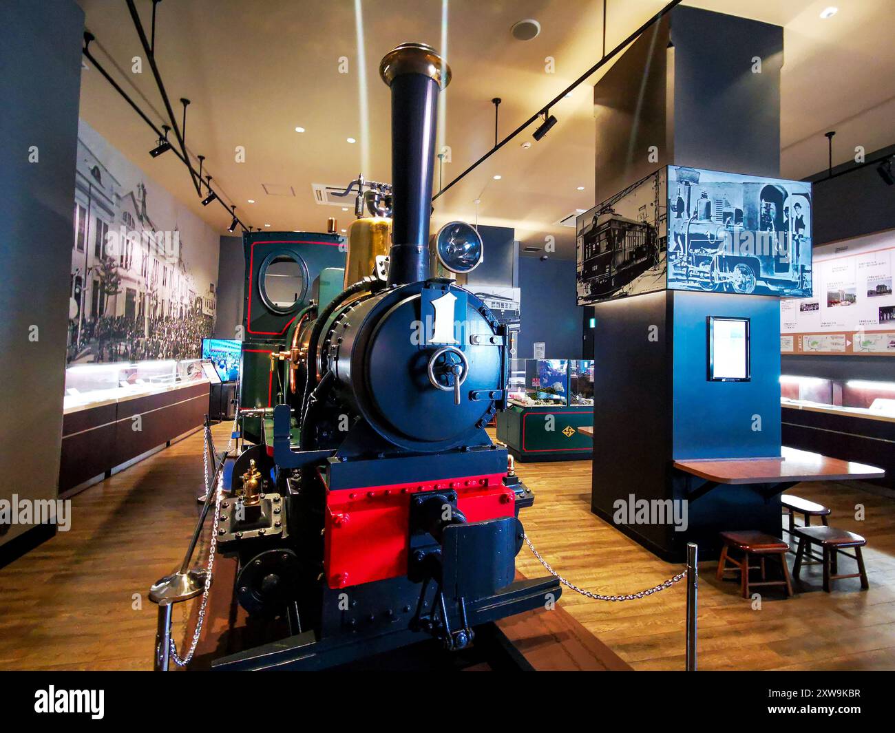 Original Botchan Train (Botchan Ressha), a steam locomotive from late ...