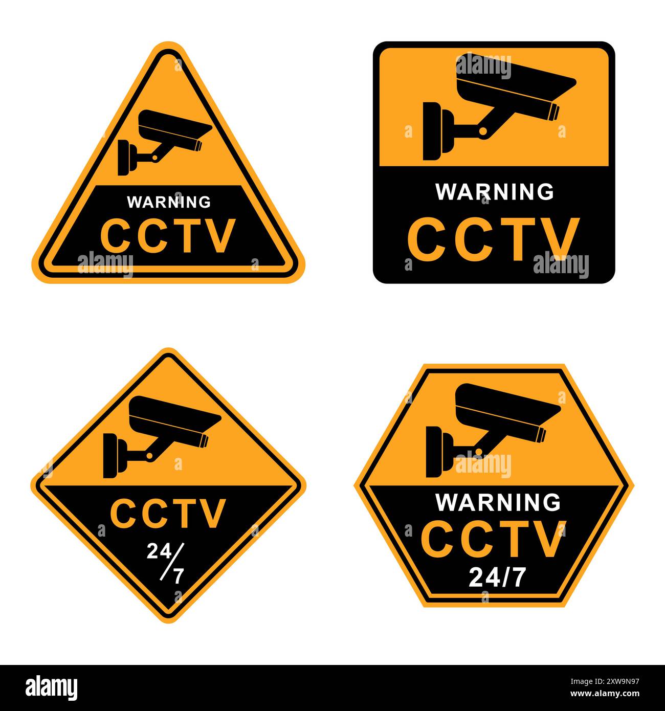 CCTV camera in operation sign and symbol. Vector illustration Stock ...