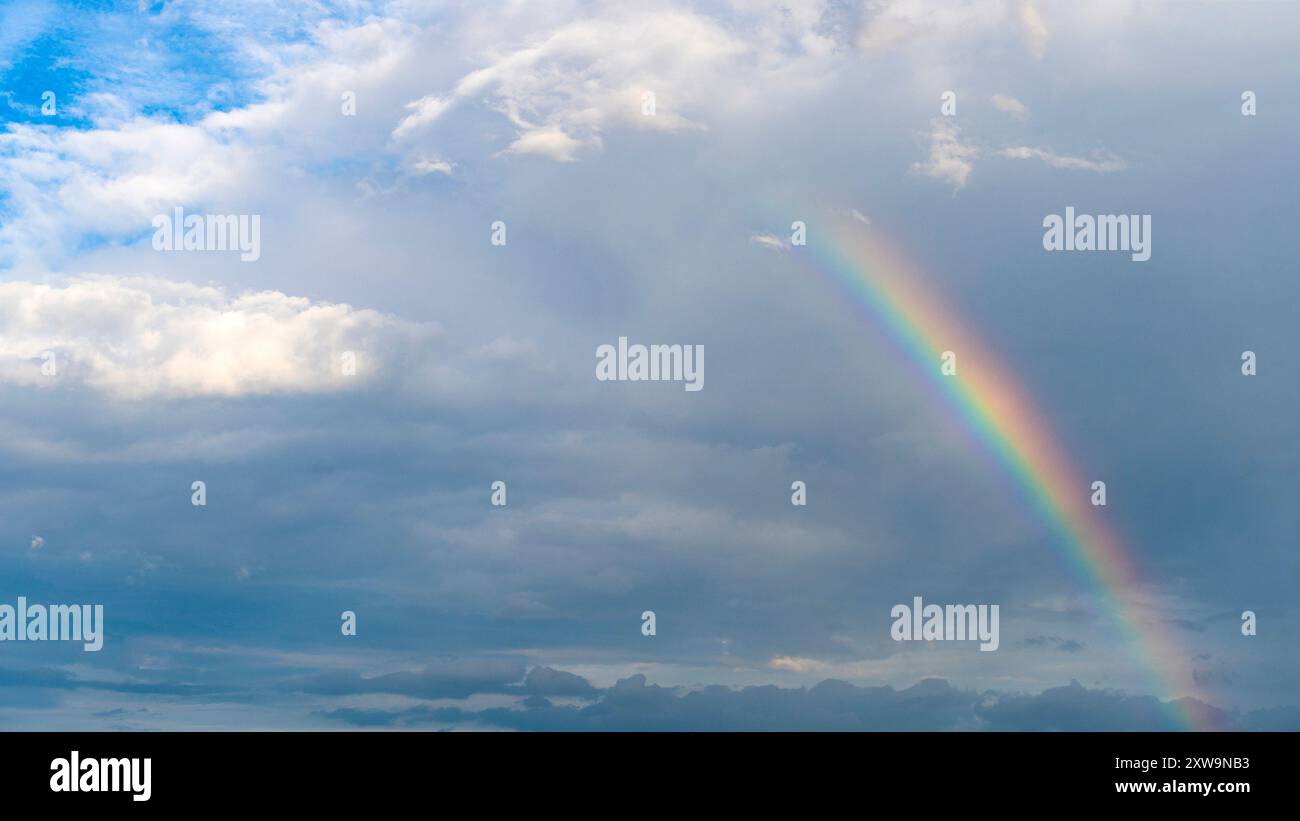 Rain rainbow sky cloud background hi-res stock photography and images ...
