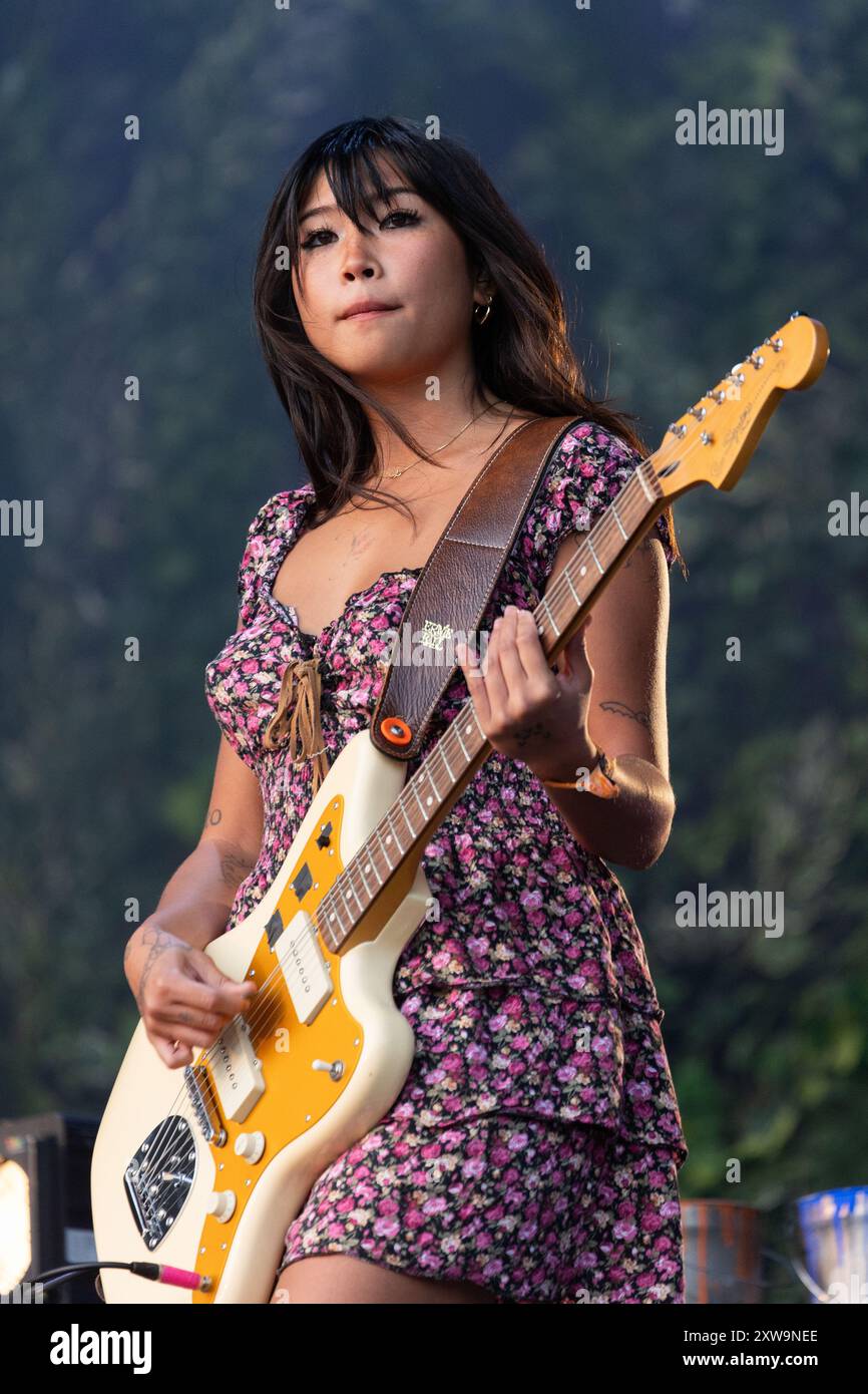 London, UK. Sunday August 18, 2024. Beabadoobee performs on the East ...