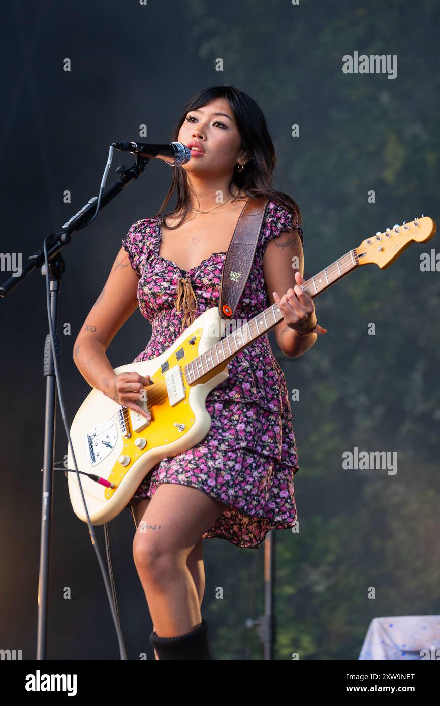 London, UK. Sunday August 18, 2024. Beabadoobee performs on the East ...