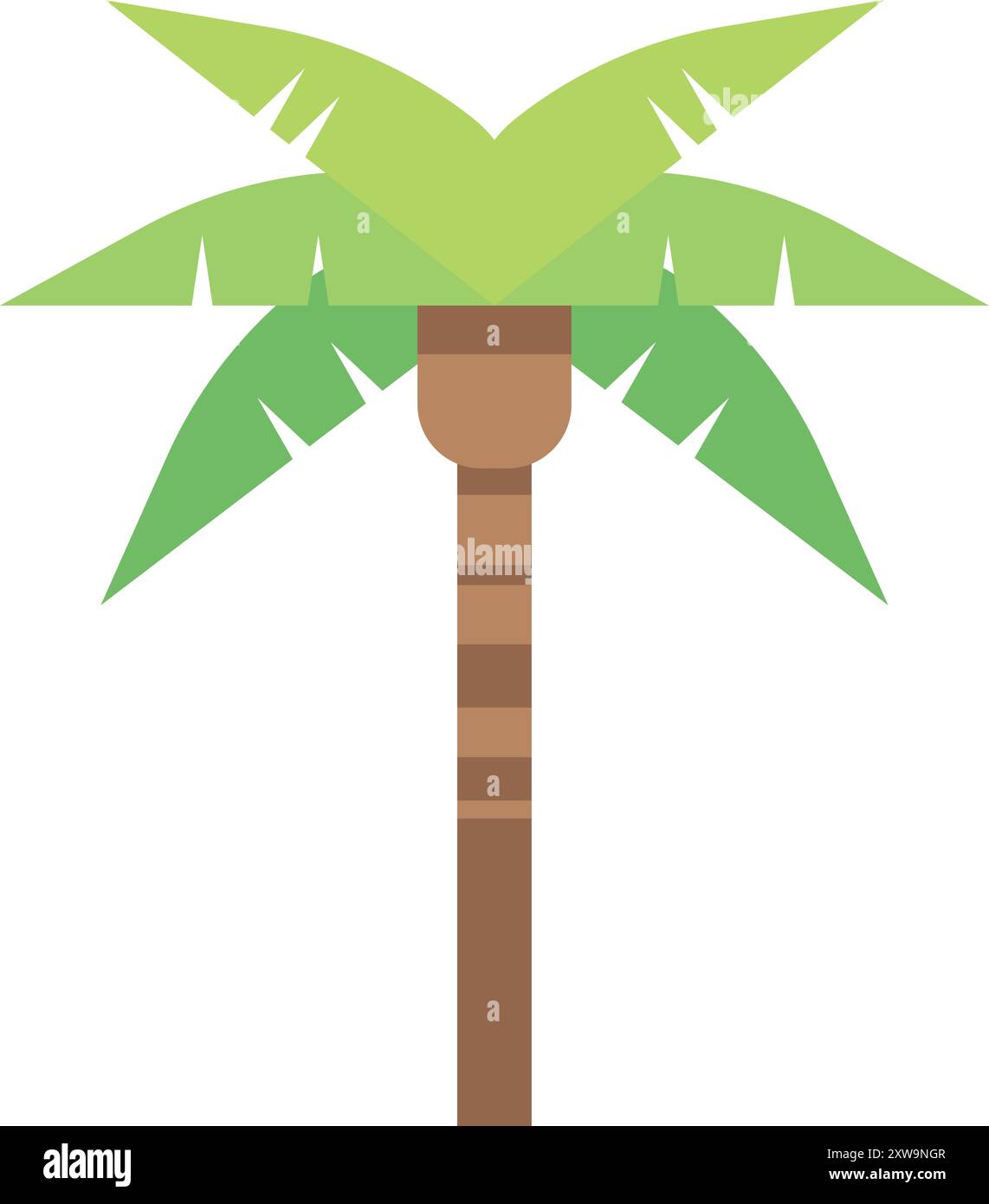 Color palm Cut Out Stock Images & Pictures - Alamy