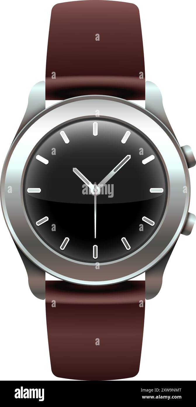 Male arm clock Stock Vector Images - Alamy