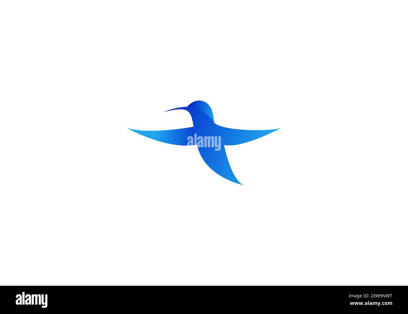 Colorful logo bird, Minimalist, Modern, Simple, editable color Stock ...