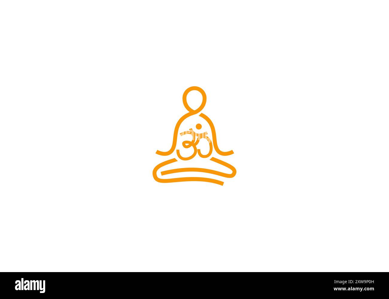 Logo People meditation, Minimalist, Modern, Logo Line, editable color ...