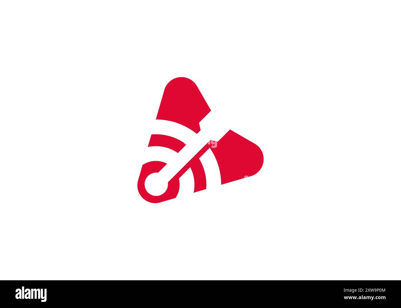 Logo Target Arrow in Triangle Shape, Minimalist and Modern Logo ...