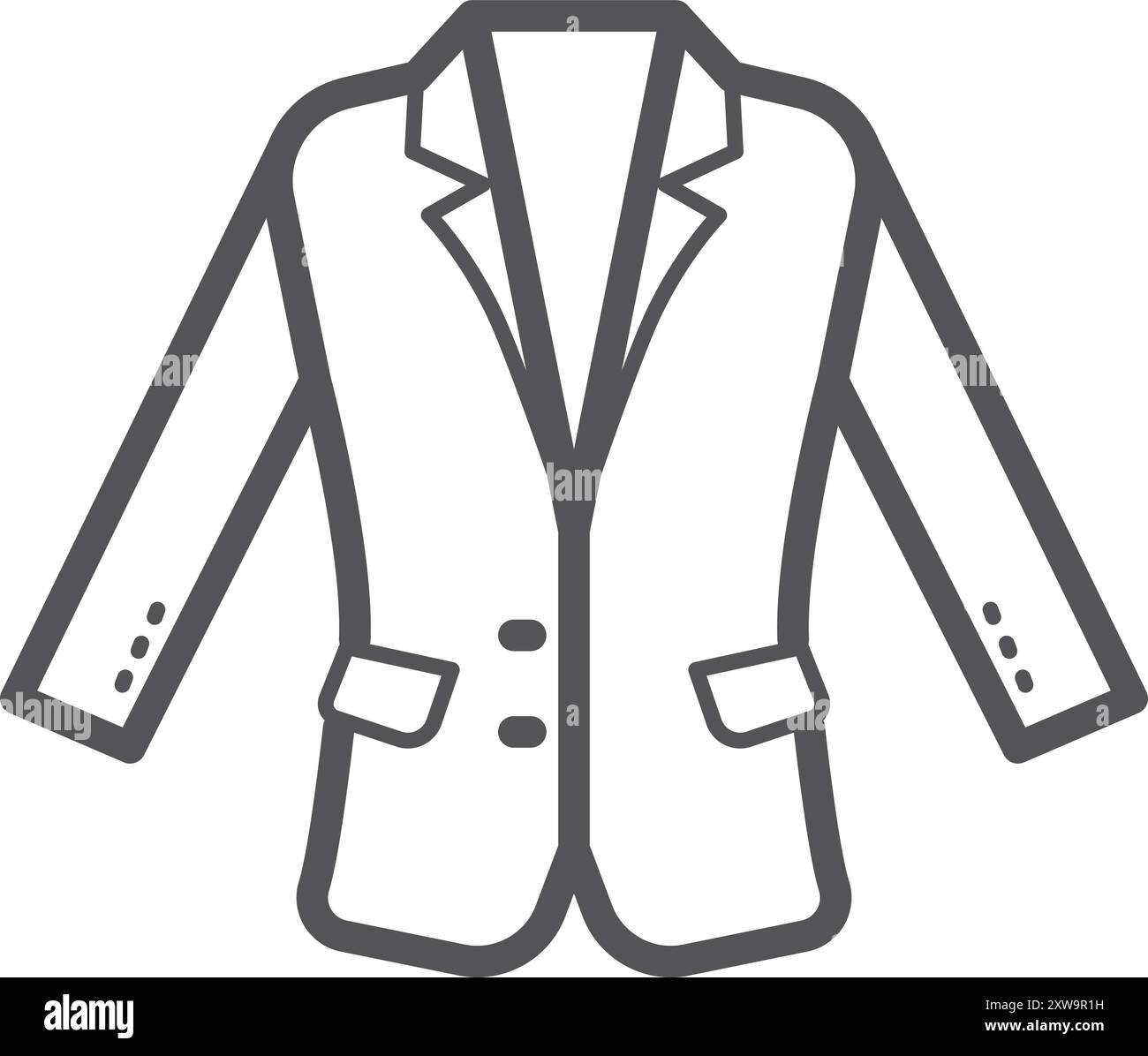 Outline jacket illustration hi-res stock photography and images - Alamy