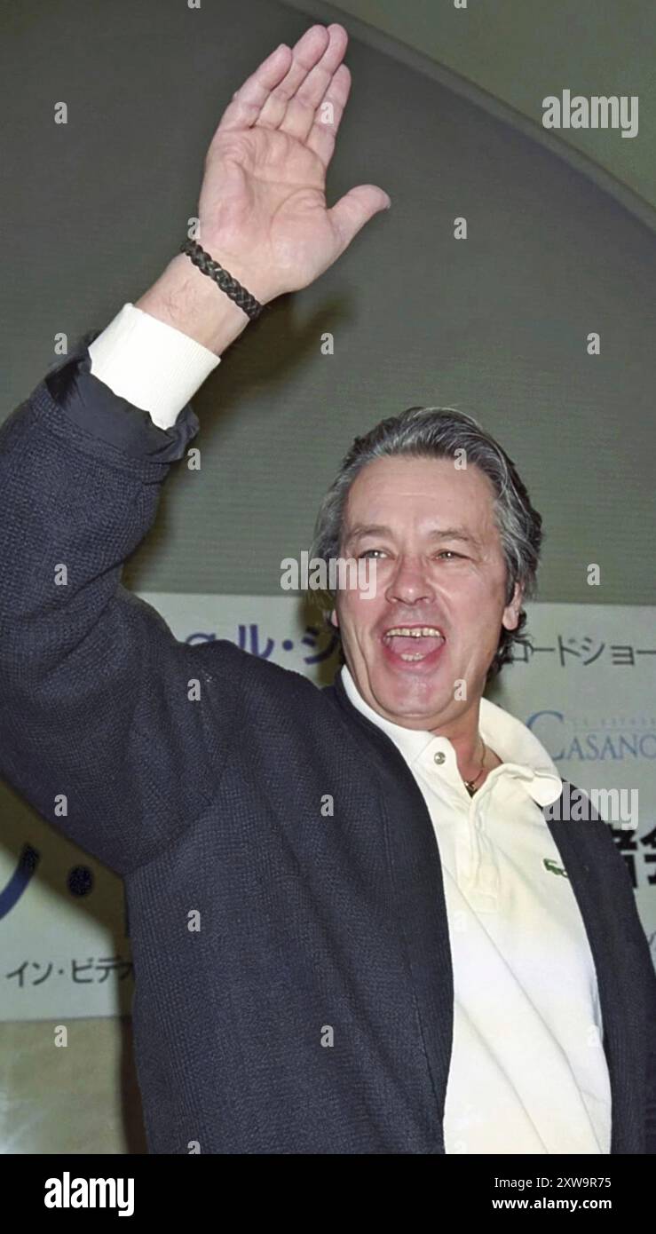 FILE: French actor Alain Delon is seen in Shibuya Ward, Tokyo, Japan on ...