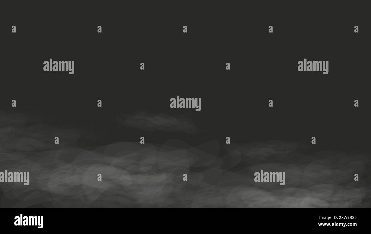 Mist overlay white transparent steam Stock Vector Images - Alamy
