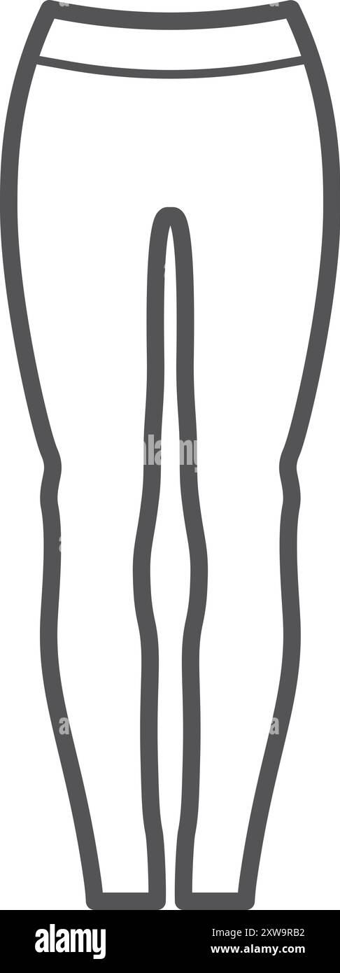 Leggings pants Stock Vector Images - Alamy