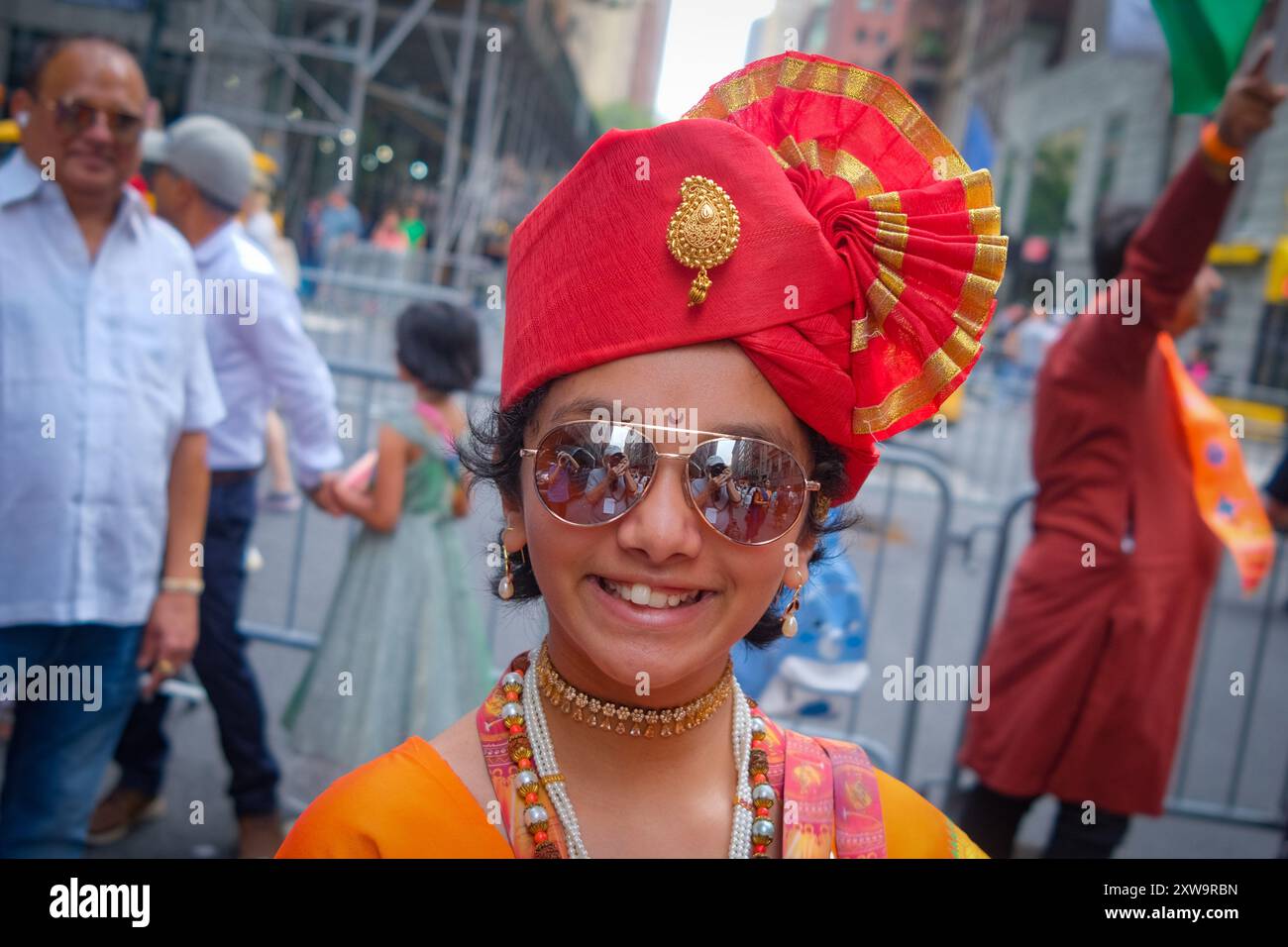 New York, New York, USA. 18th Aug, 2024. The 42nd annual India Day ...