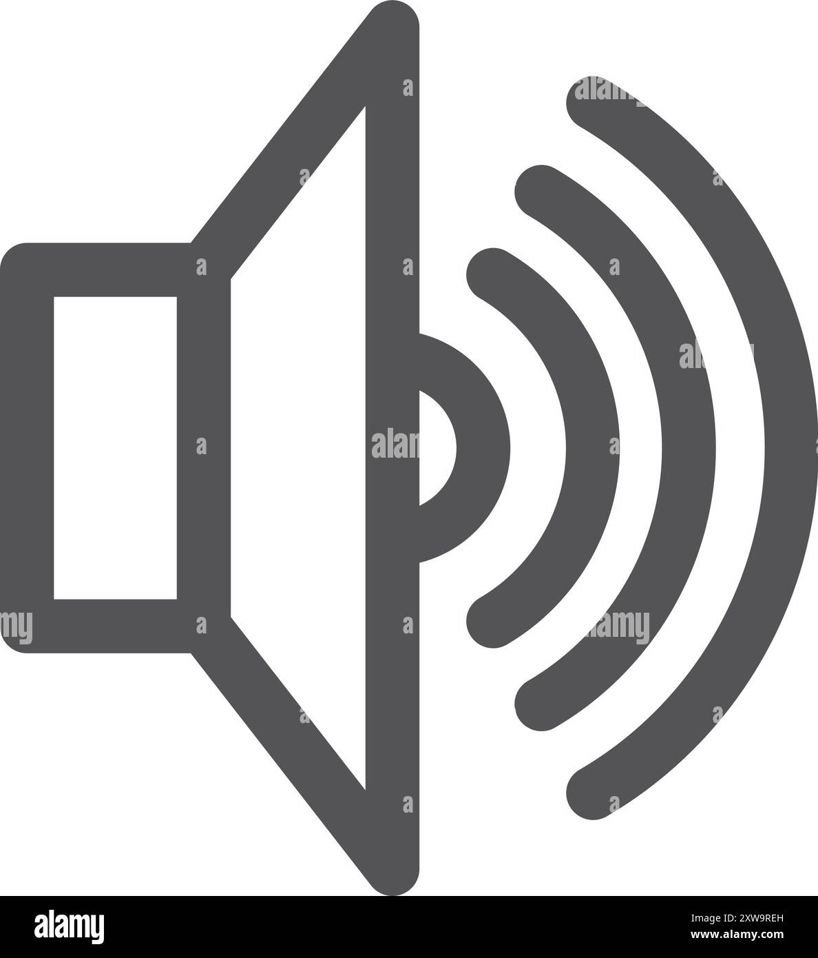 Sound symbol. Audio device sign. Speaker icon Stock Vector Image & Art ...