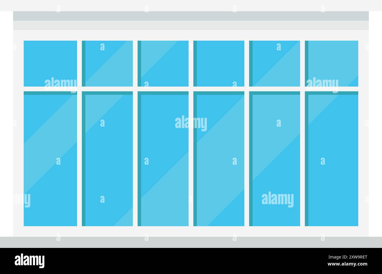 Facade white building in Cut Out Stock Images & Pictures - Alamy