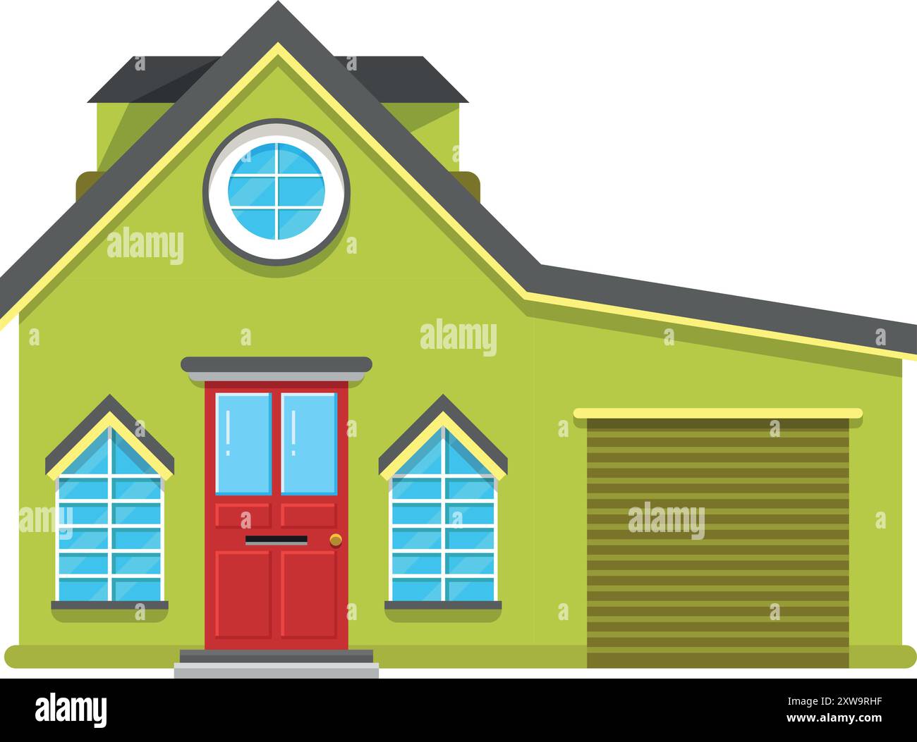 Ranch style house color hi-res stock photography and images - Alamy