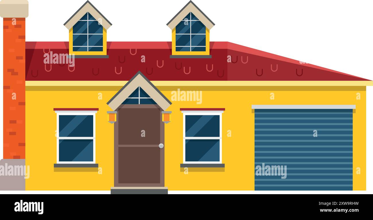 Yurt exterior Stock Vector Images - Alamy