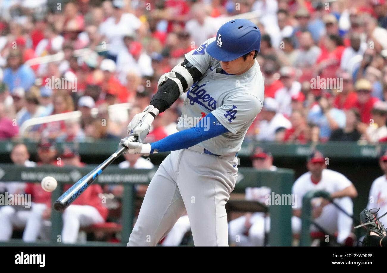 Los Angeles Dodgers Shohei Ohtani swings, hitting a solo home run in ...