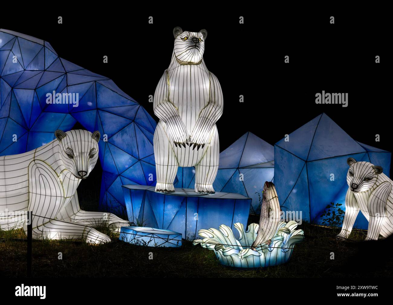 Denver, Colorado - August 15, 2024: Bright Nights at Four Mile, Paper ...