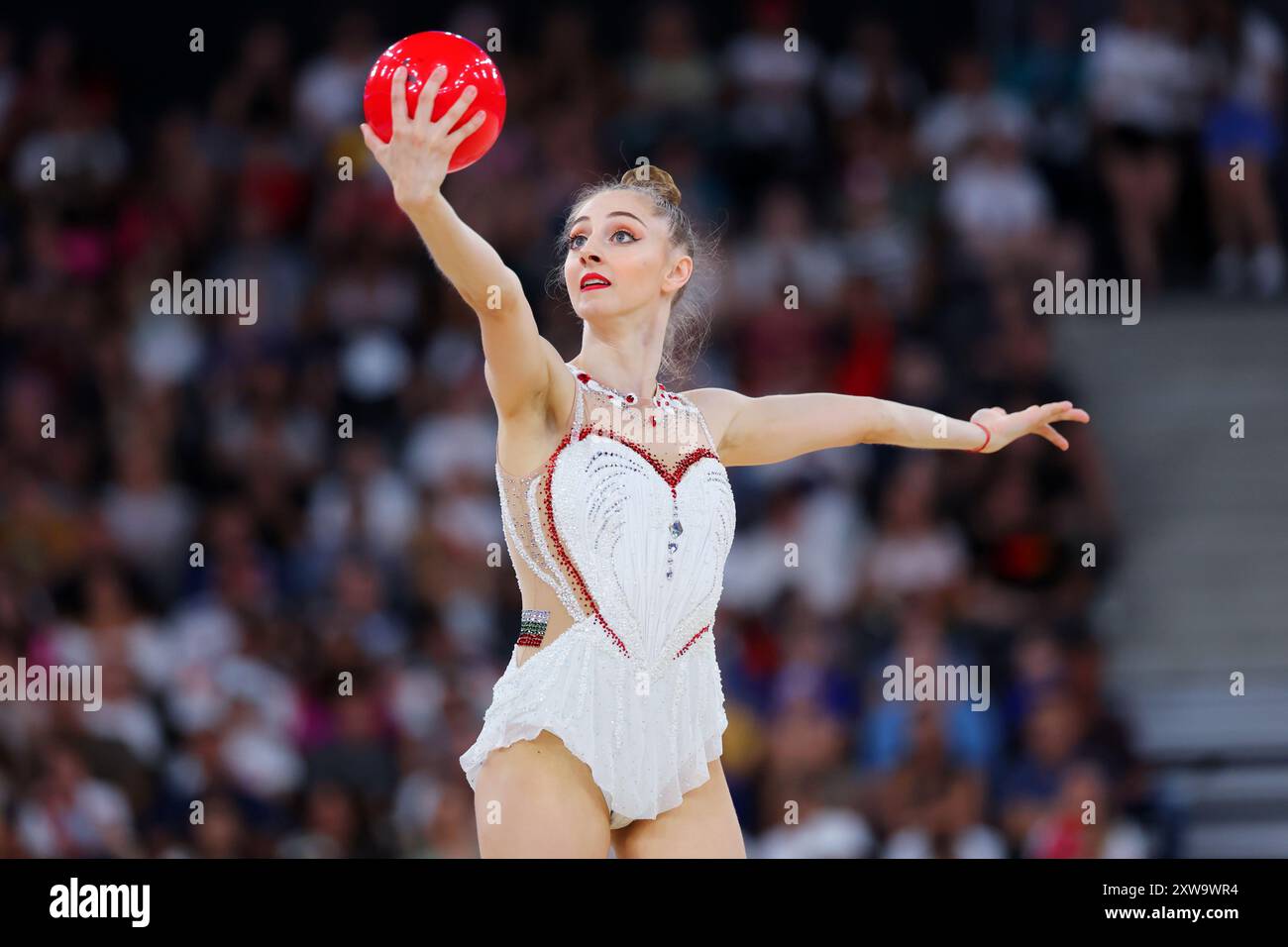Paris, France. 9th Aug, 2024. Boryana Kaleyn (BUL) Rhythmic Gymnastics ...