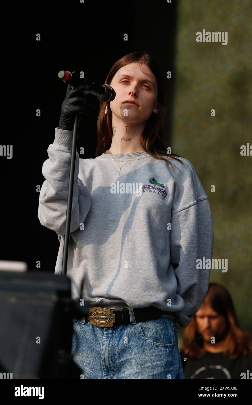 18th August 2024 London UK Ethel Cain performance at ALL Points East ...