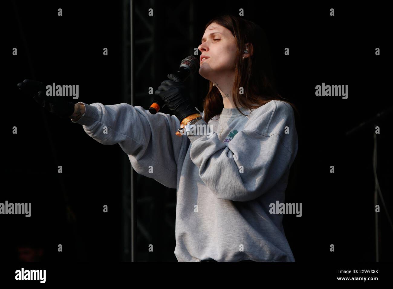 18th August 2024 London UK Ethel Cain performance at ALL Points East ...