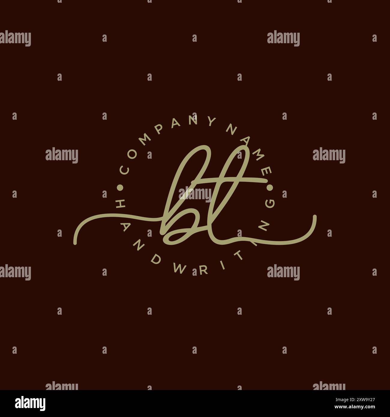 Initial bt hi-res stock photography and images - Alamy