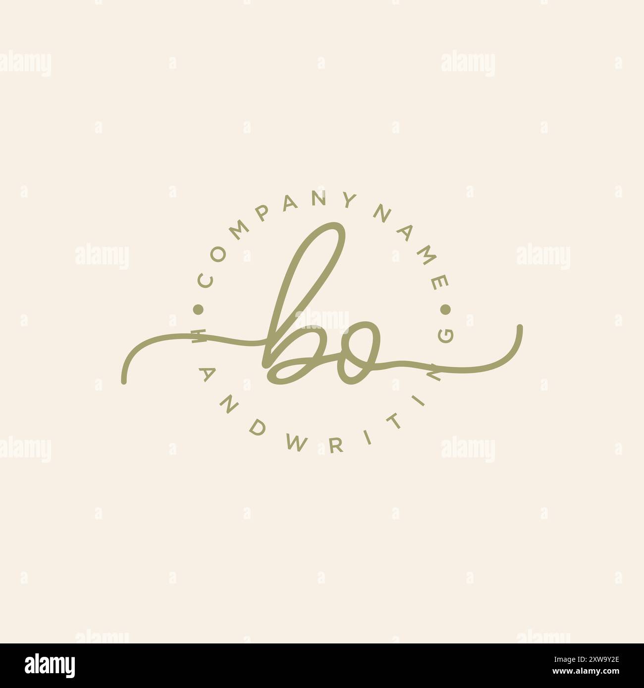 Bo initial hi-res stock photography and images - Alamy