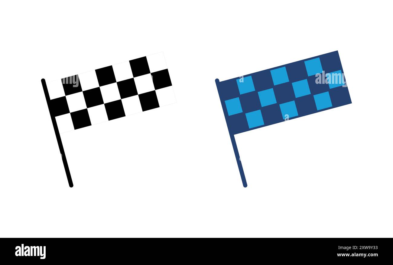 Racing flag icon vector. race flag icon.Checkered racing flag icon ...