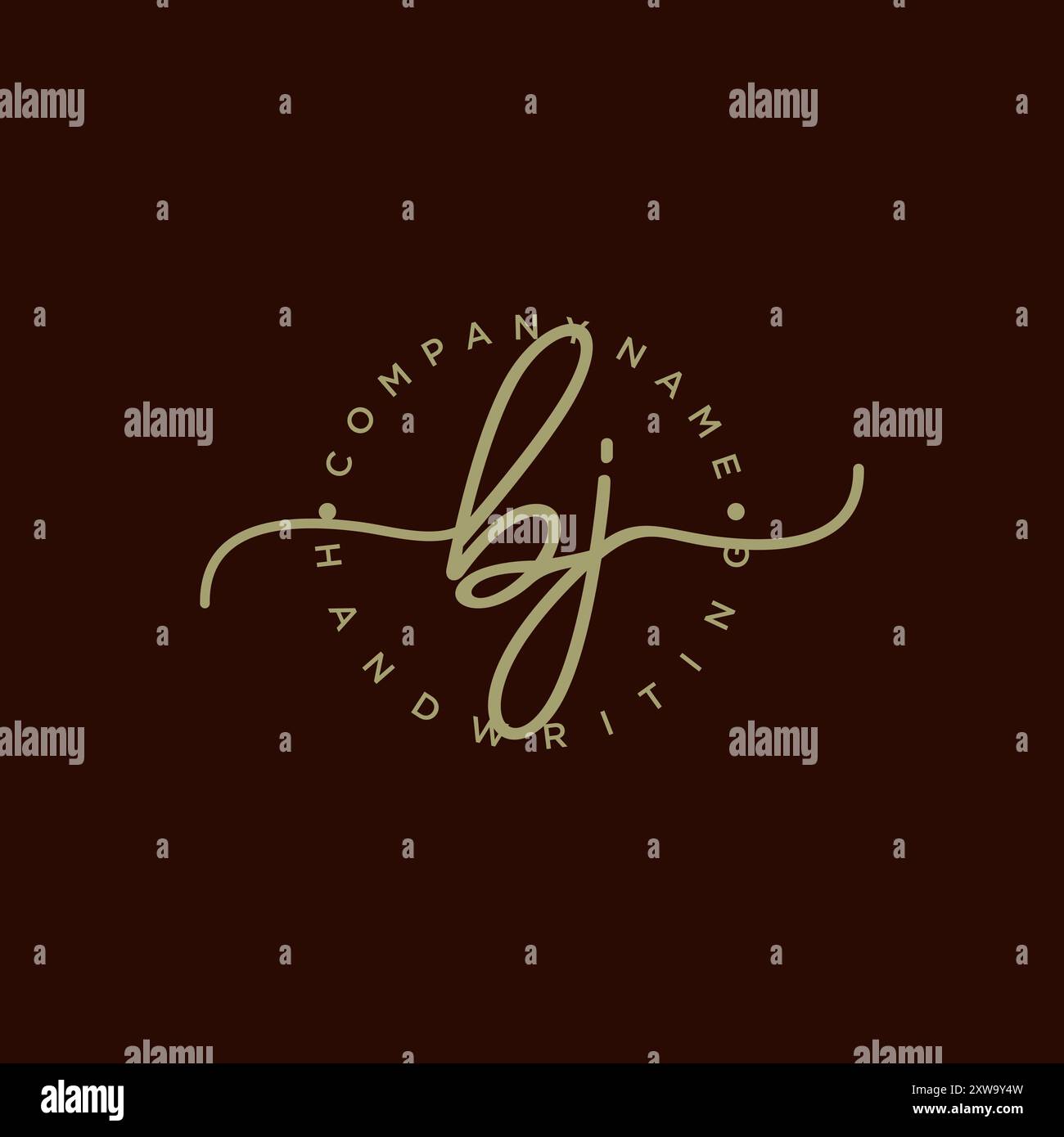 Initial bj Stock Vector Images - Alamy