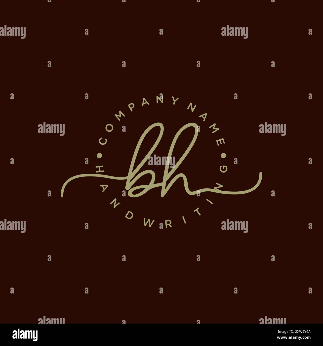 Initial bh hi-res stock photography and images - Alamy