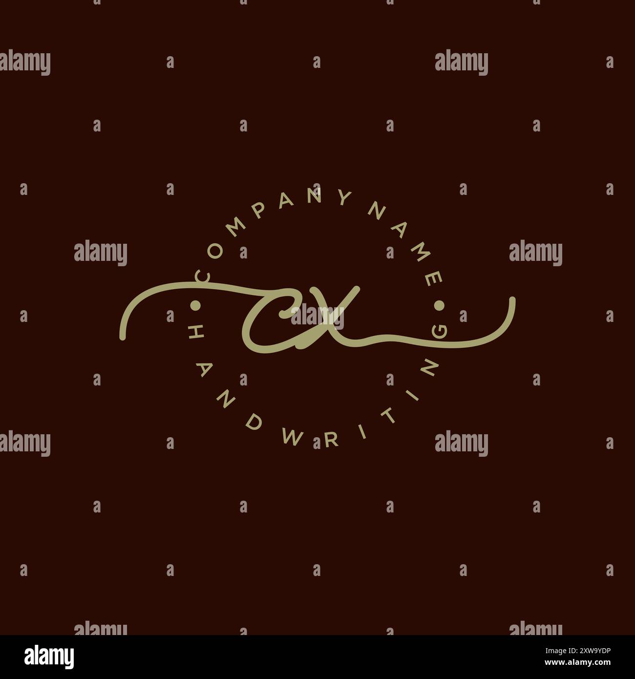 Initial cx logo hi-res stock photography and images - Alamy