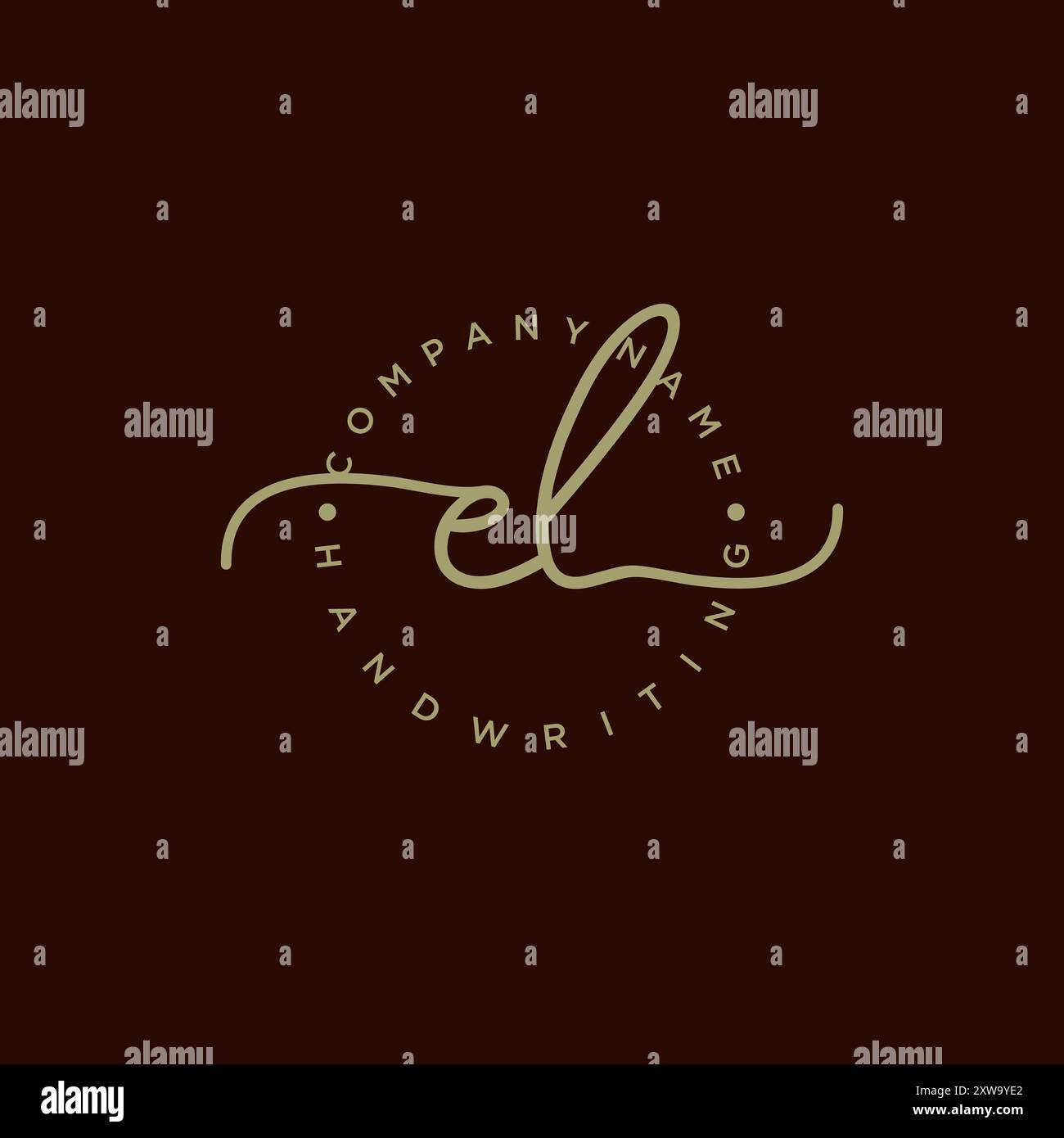 Initial el hi-res stock photography and images - Alamy