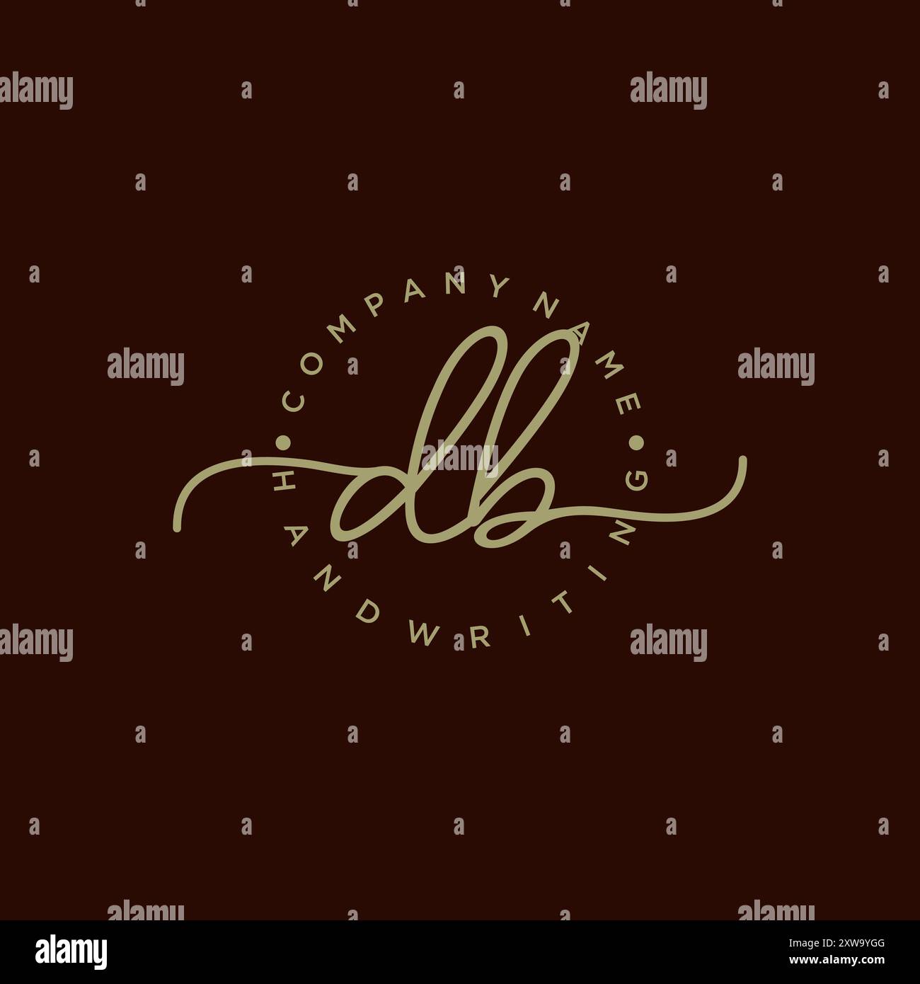 Db initial hi-res stock photography and images - Alamy