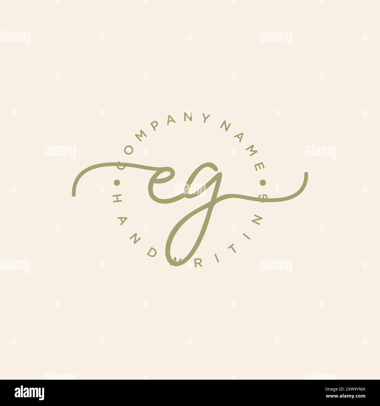EG Initial Handwriting Logo Stock Vector Image & Art - Alamy