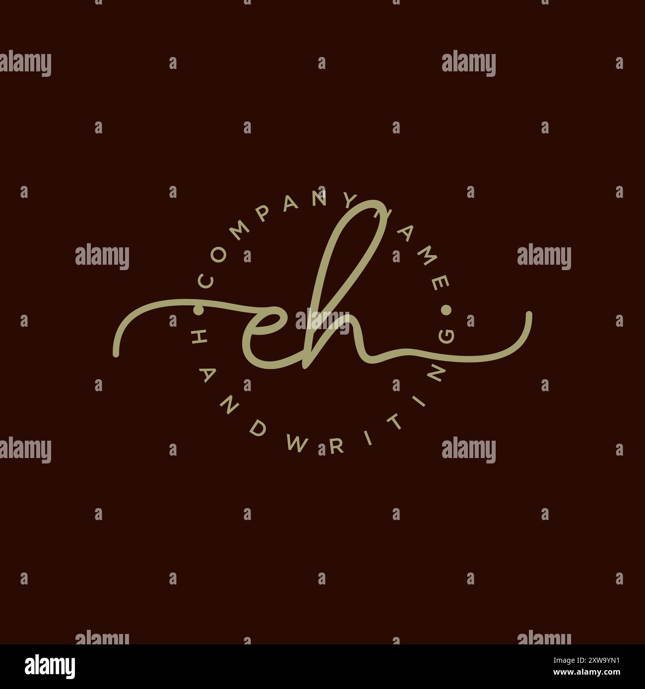 Initial eh Stock Vector Images - Alamy