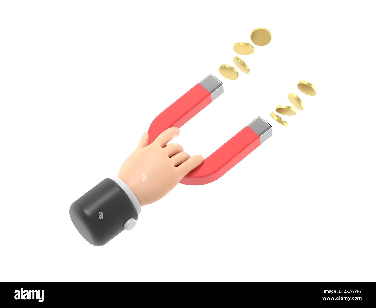 Magnet bank sign Cut Out Stock Images & Pictures - Alamy