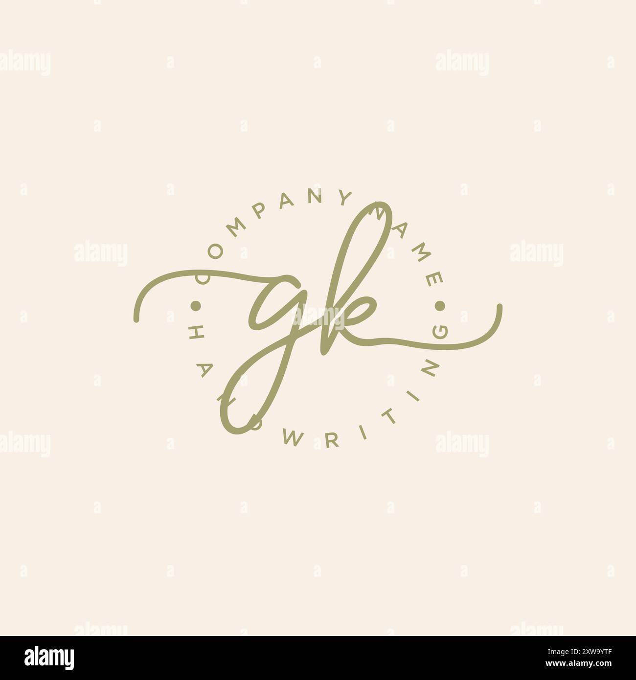 Gk initials vector vectors hi-res stock photography and images - Alamy