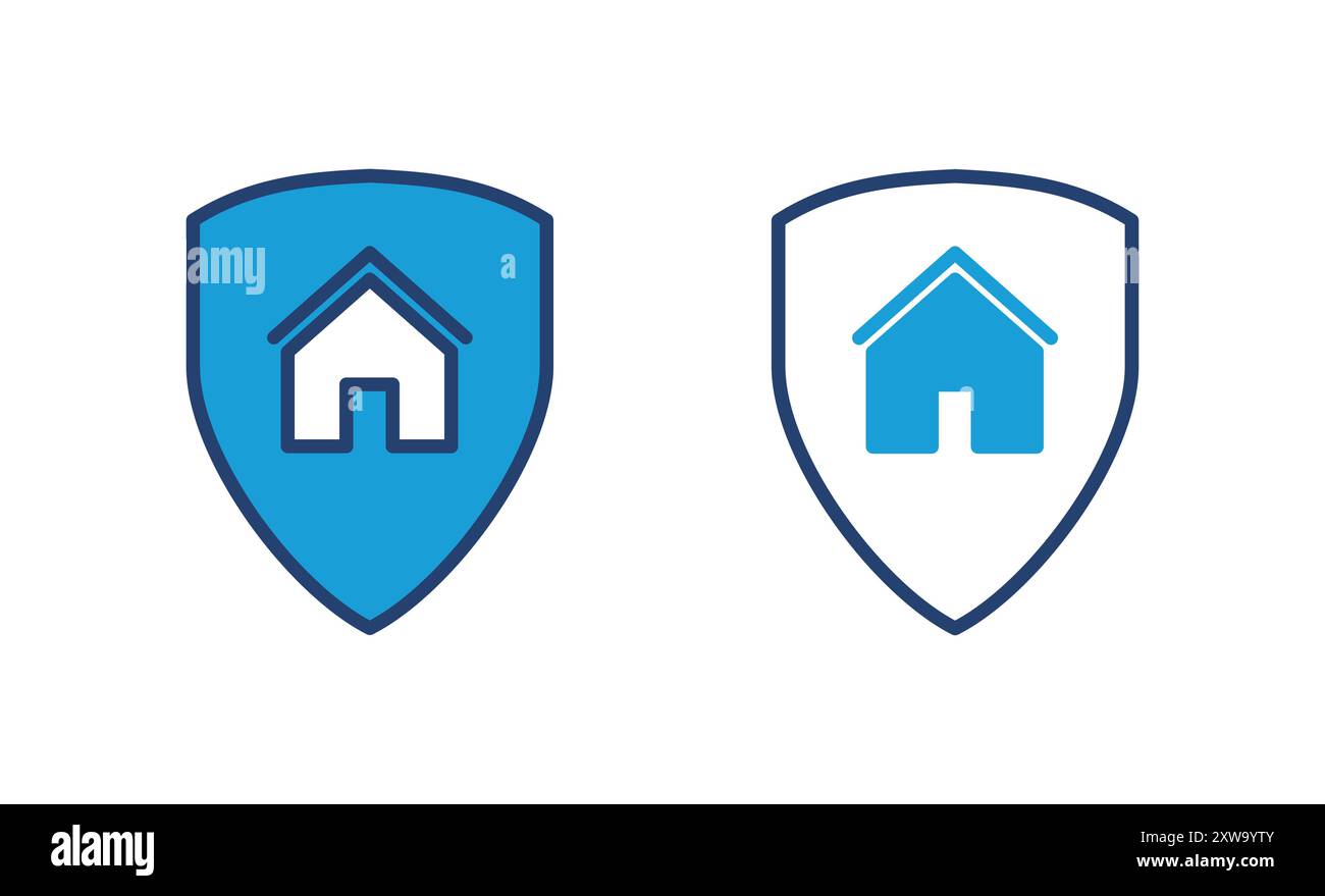 home insurance icon vector. home protection icon Stock Vector Image ...