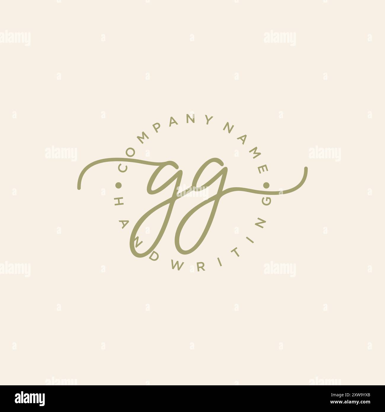 Initial gg hi-res stock photography and images - Alamy