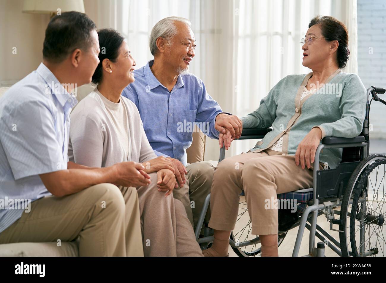 Couple having conversation on nice hi-res stock photography and images ...