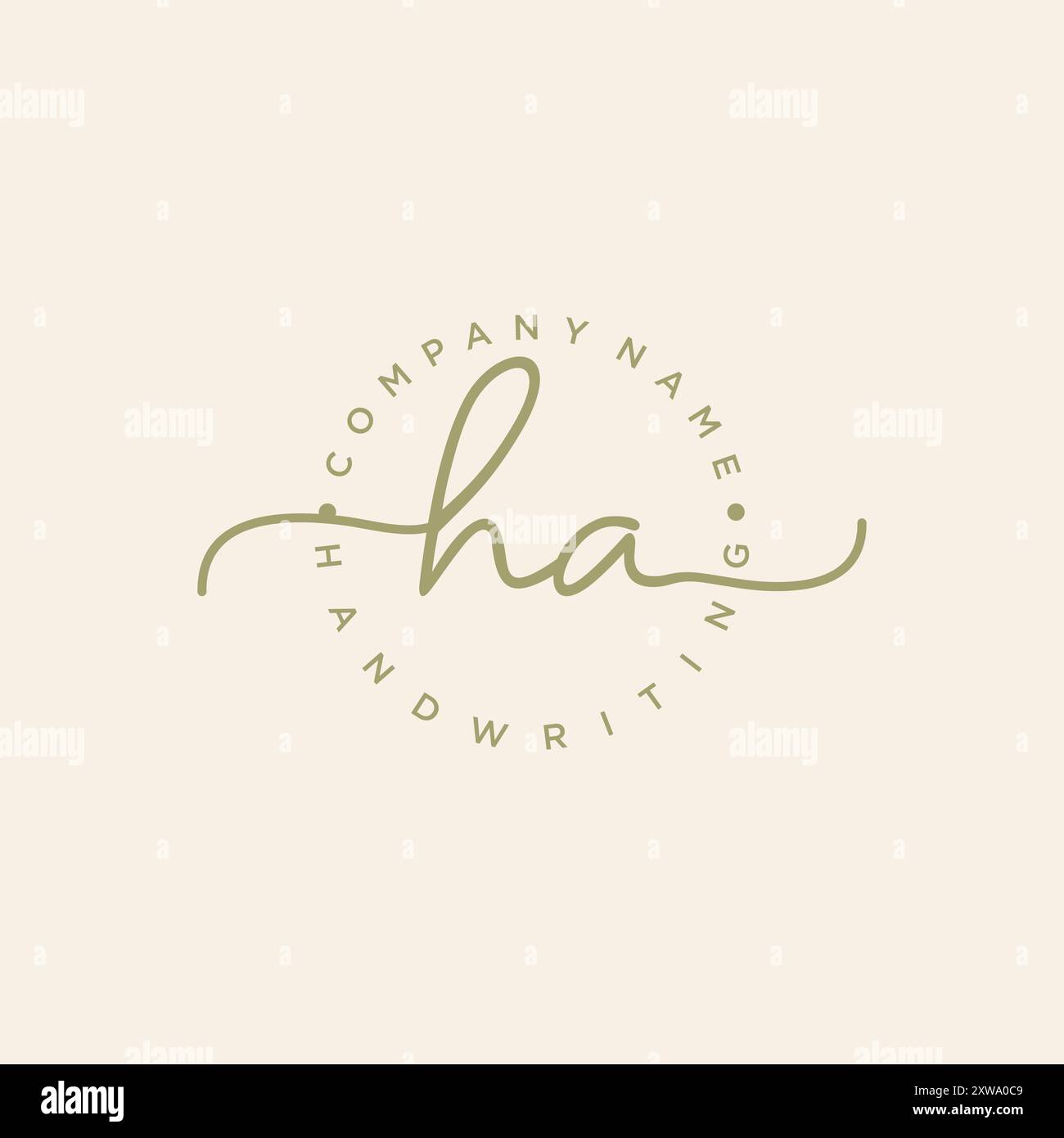 Initial ha Stock Vector Images - Alamy