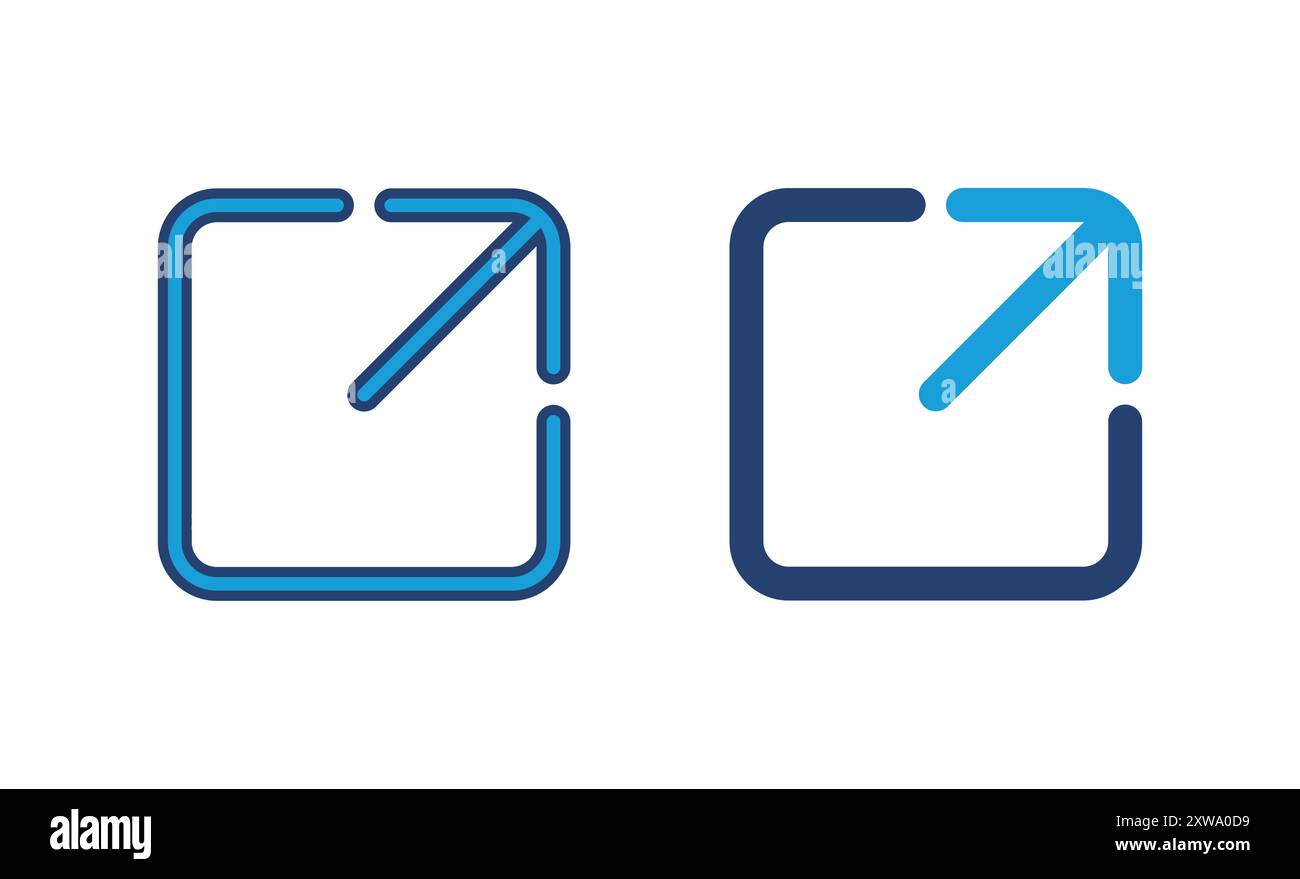 External link icon Stock Vector Images - Alamy