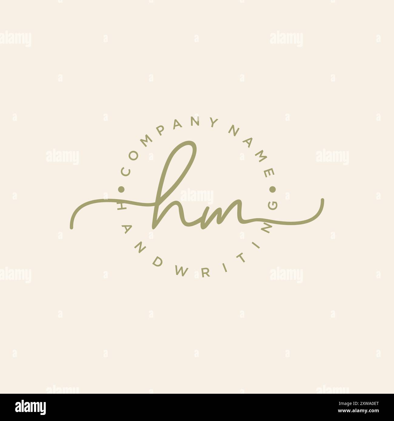 Hm font Stock Vector Images - Alamy