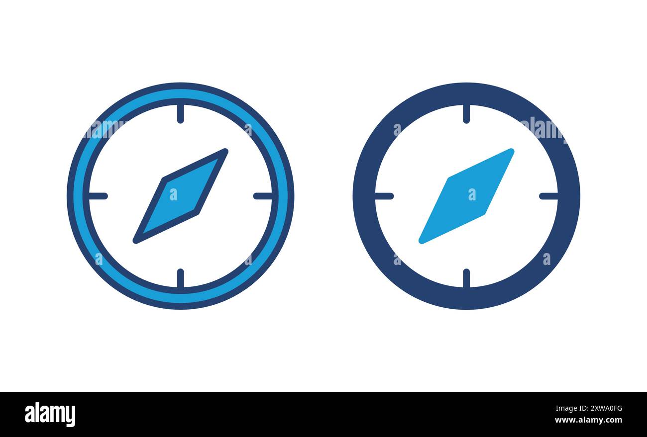 Compass icon vector. arrow compass icon vector Stock Vector Image & Art ...