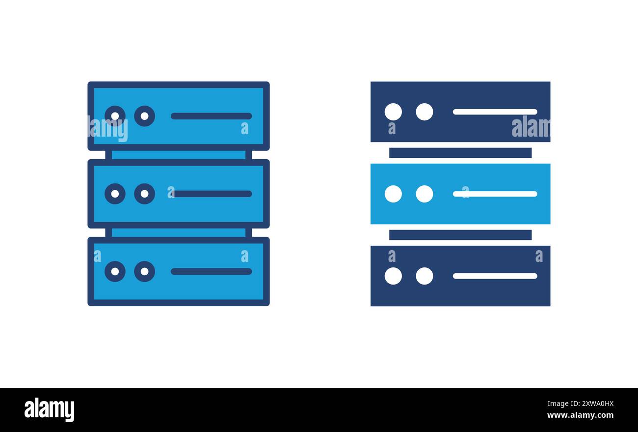Database center storage file Stock Vector Images - Alamy