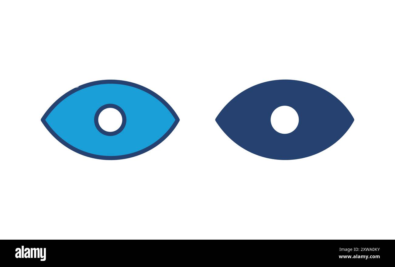 Eye icon vector. Eye vector icon. Look and Vision icon Stock Vector ...