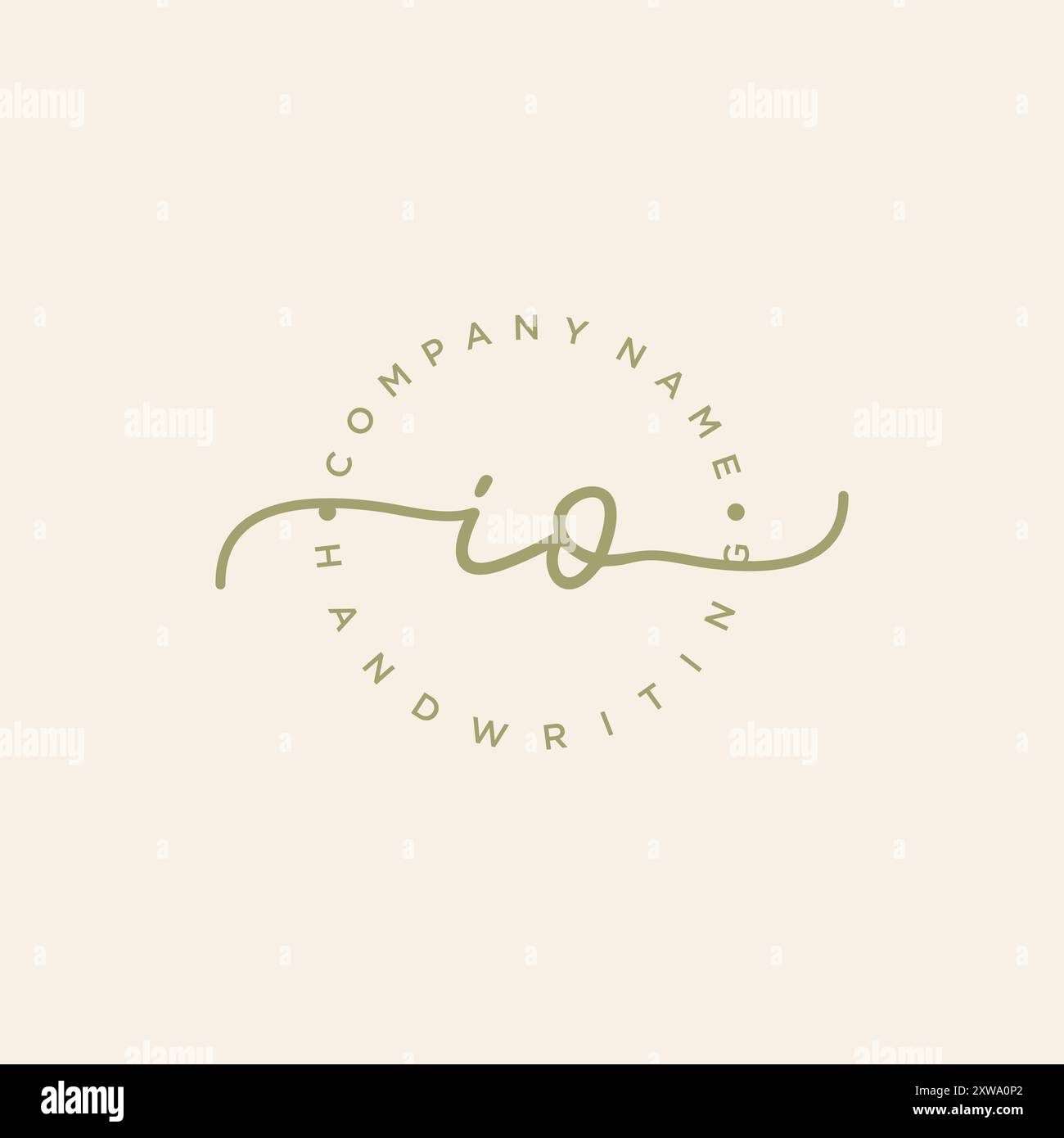 Initial io Stock Vector Images - Alamy