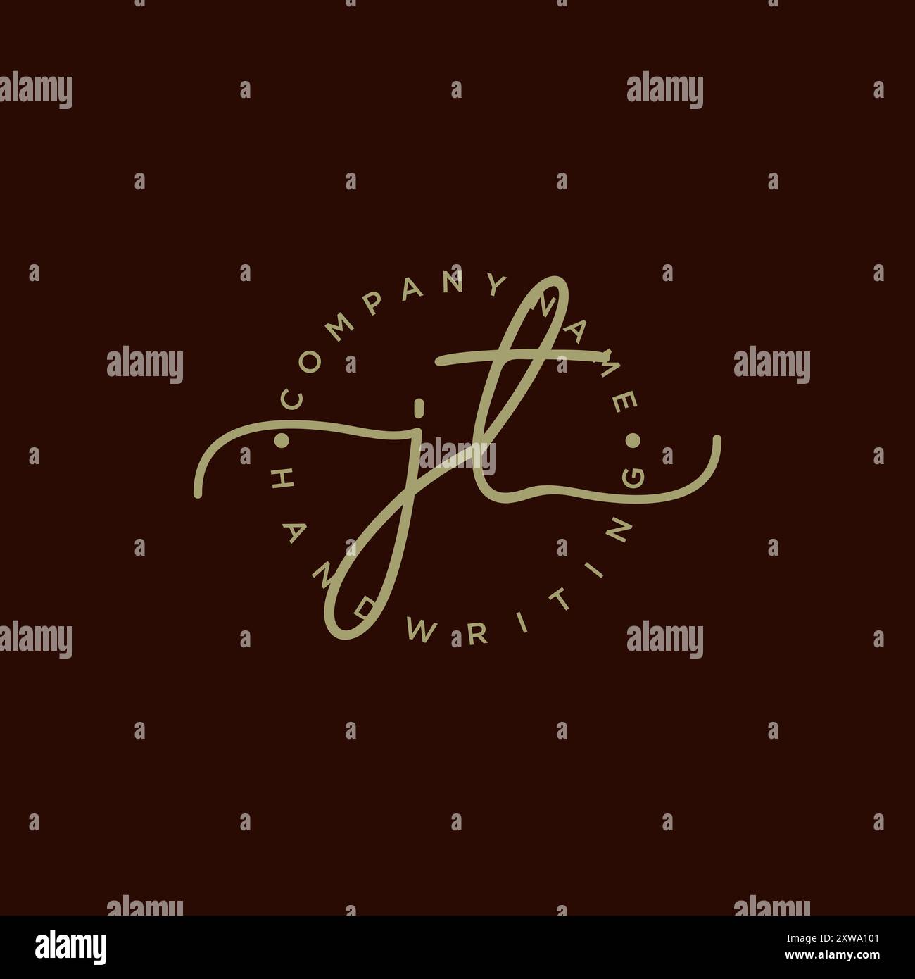 Jt font Stock Vector Images - Alamy