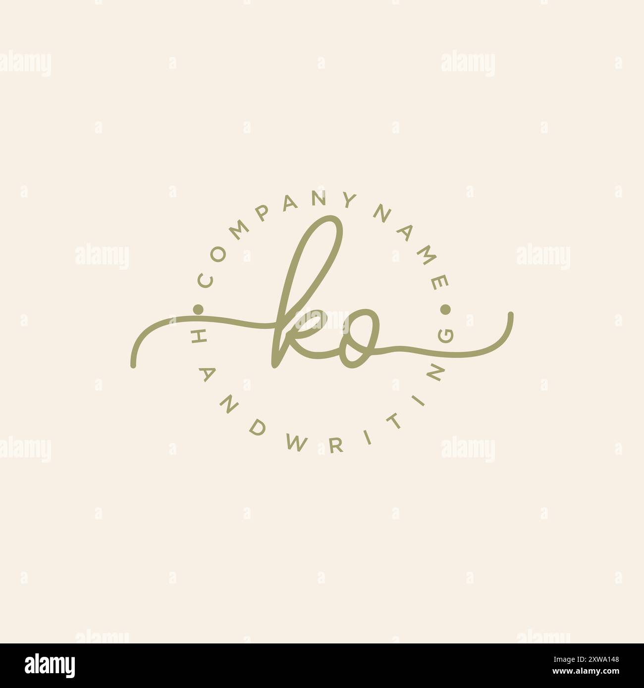 Initial letter ko Stock Vector Images - Alamy