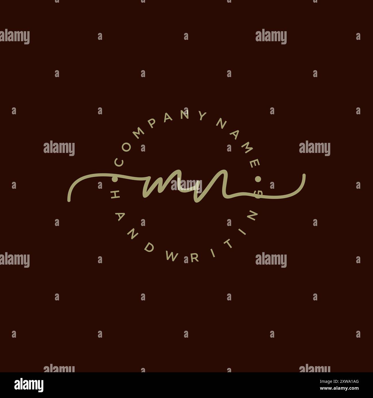 Initial letter mn hi-res stock photography and images - Alamy